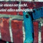 Wer versucht, sich immer alle Türen offen zu halten, wird sein Leben auf...