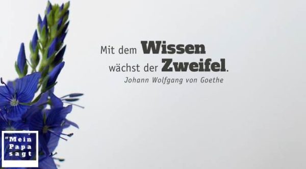 Thema: Zweifel - Zitate und Weisheiten mit Bild