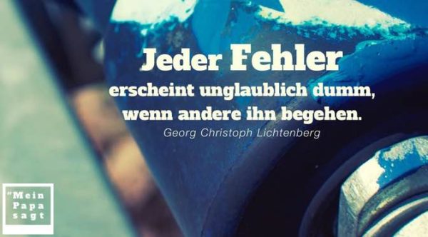 Thema: Fehler - Zitate und Weisheiten mit Bild