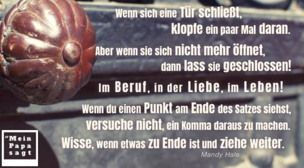 Thema: Ende - Zitate und Weisheiten mit Bild